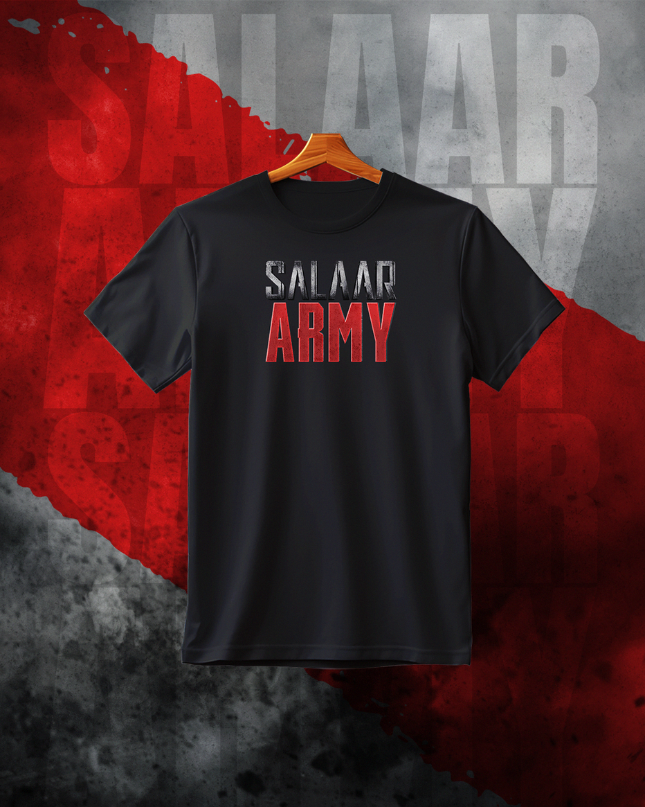 Salaar Army Eco T-Shirt - Black – HombaleVerse
